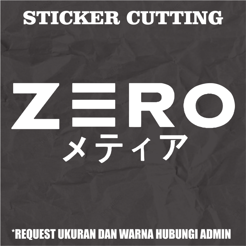 Jual Sticker Cutting Zero Kanji / Stiker Cutting | Shopee Indonesia