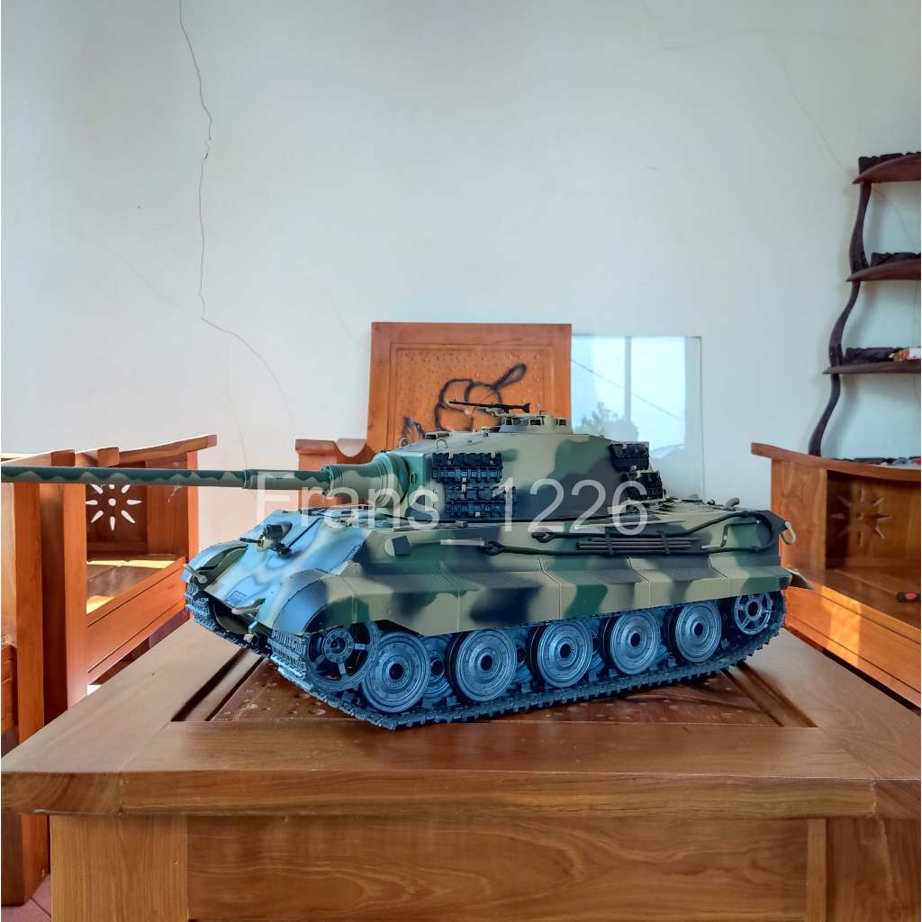 Jual Rc Tank Heng Long Second Tiger 2, Tiger 1, T-72, Leopard 2a6, M1A2 ...