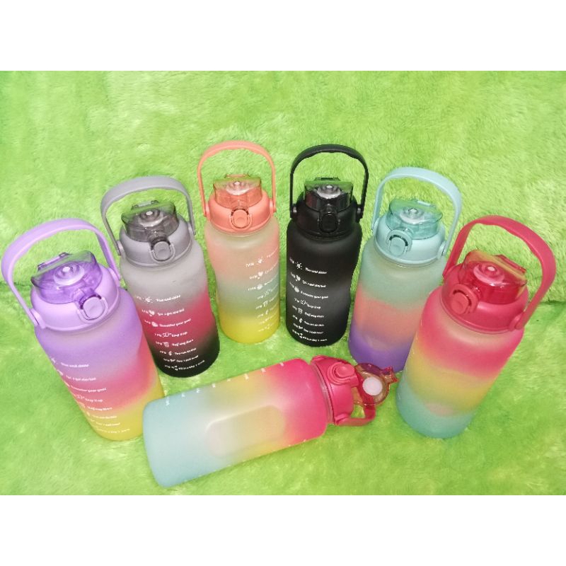 Jual BOTOL MINUM GRADASI JUMBO 2L | Shopee Indonesia
