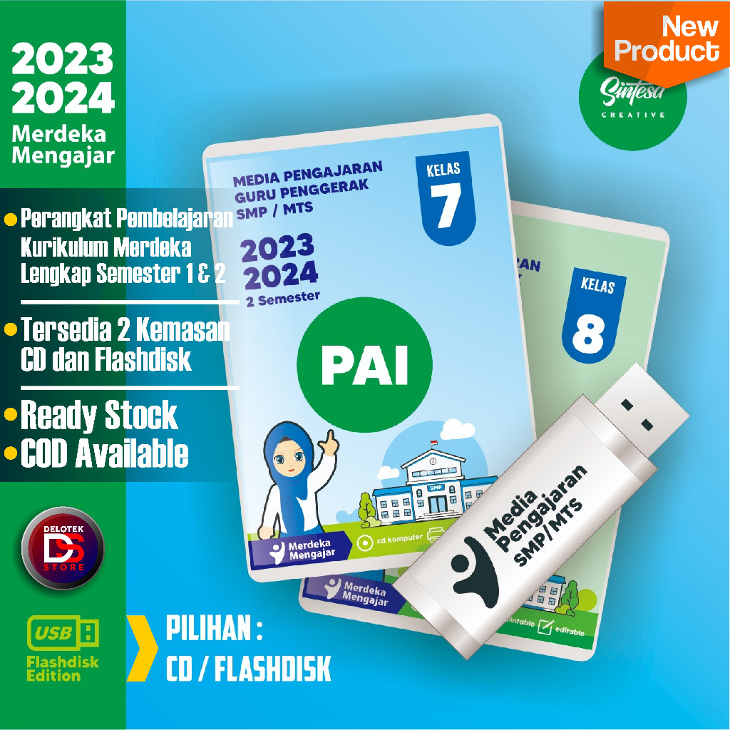 Jual CD & FLASHDISK PERANGKAT PEMBELAJARAN RPP MODUL AJAR KURIKULUM MERDEKA MAPEL PAI KELAS 7,8 ...