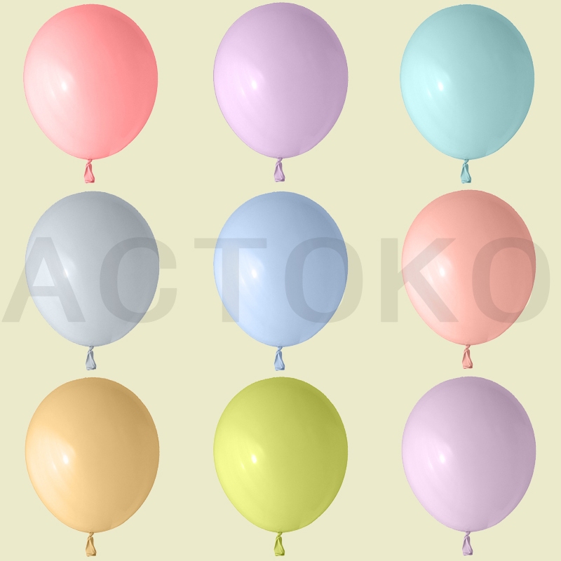 Jual Balon macaron 12 inch warna pastel / Balon Latex / Balon Ulang ...