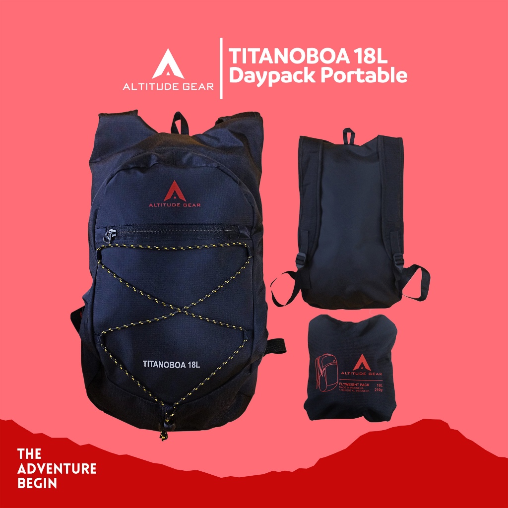 Jual Altitude Gear Titanoboa 18L Tas Summit Ransel Lipat Multifungsi Portable Ultralight ...