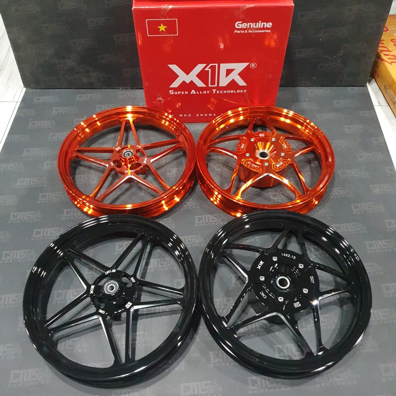 Jual Velek Velek X1R Model Bintang Aluminium CNC Honda Vario 110 Beat ...