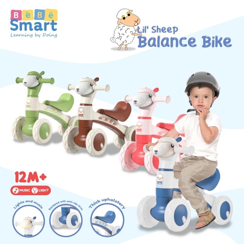 Jual Bebe smart Lil' sheep balance bike sepeda anak imut ride on tolocar bebesmart domba ...