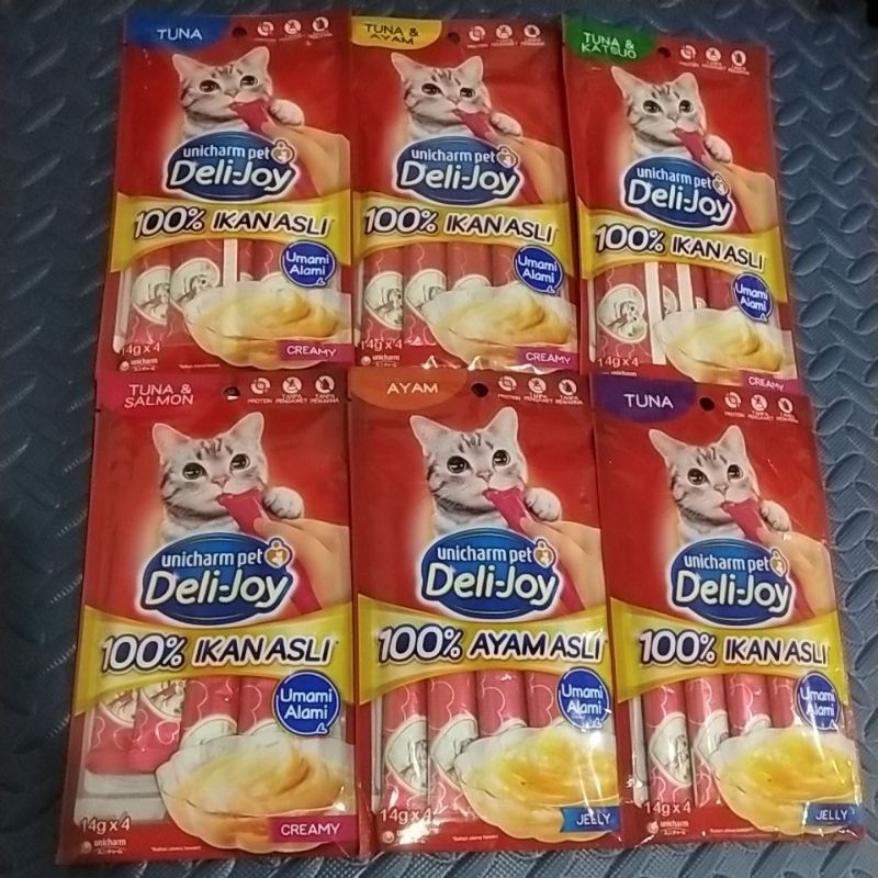 Jual Deli-Joy Liquid Snack cemilan cair kucing cat liquid snack cat ...