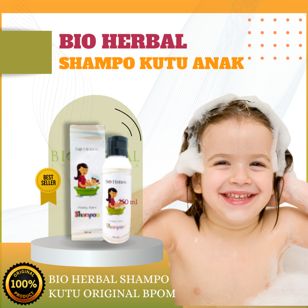 Jual Shampoo Anti Kutu ANAK Dan DEWASA BIO HERBAL Family Care Shampoo ...