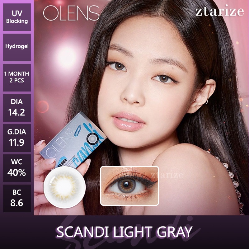 Jual ztarize - Ready Stock - OLENS 🇰🇷 Scandi Light Gray 1 Month Soft ...
