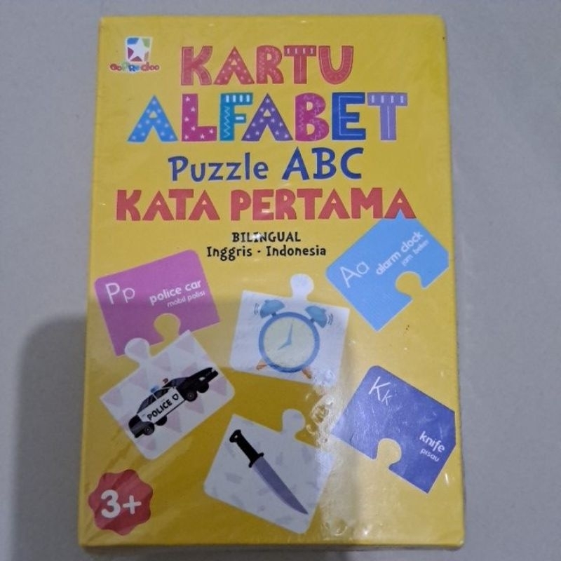 Jual Sale! Kartu Alfabet Puzzle ABC Kata Pertama | Shopee Indonesia