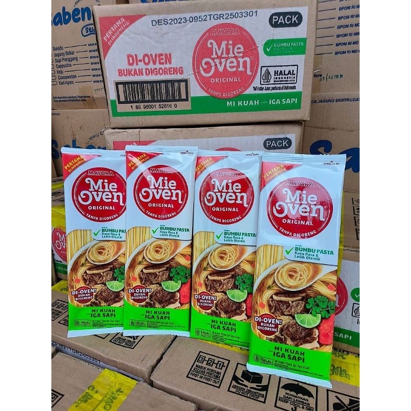 Jual Mie Oven Mayora 1 Dus (24 pcs) bisa mix rasa exp juni-juli 2024 ...