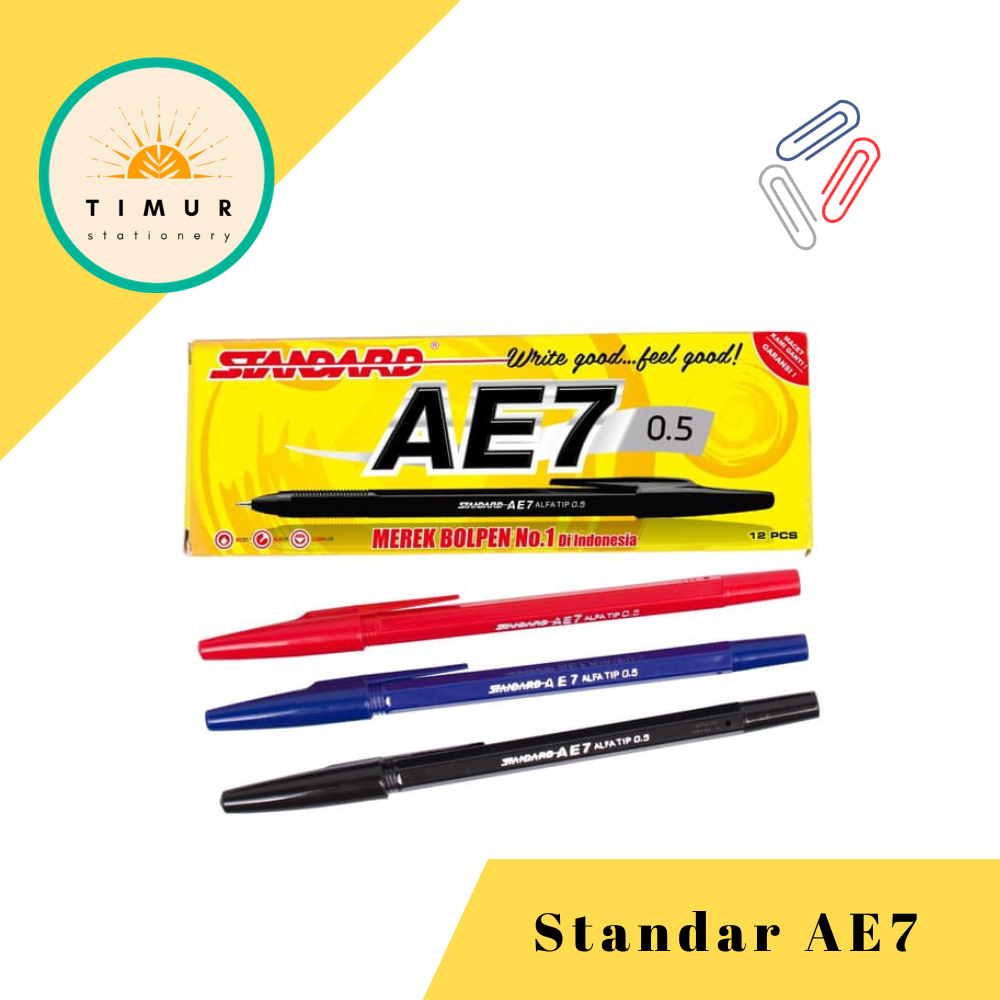 Jual Pen Standar AE7 (12 Pcs) | Shopee Indonesia