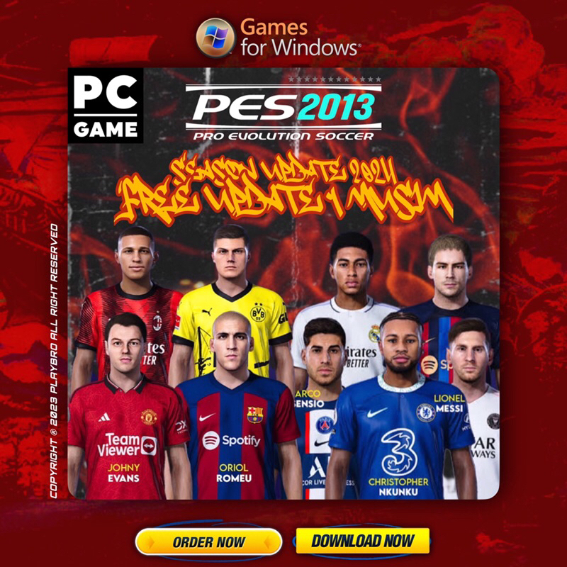 Jual PES 2013 Season Update 2024 Terbaru - Game PC/Laptop (Download to ...