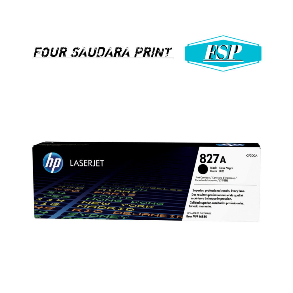 Jual Hp 827A Black Original laserjet Toner Cartridge {CF300A} | Shopee ...