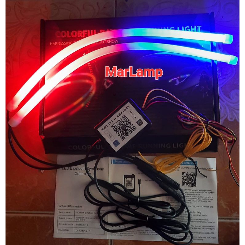 Jual Alis RGB Bluetooth welcome 210mde 30cm & 60cm 1Sett | Shopee Indonesia