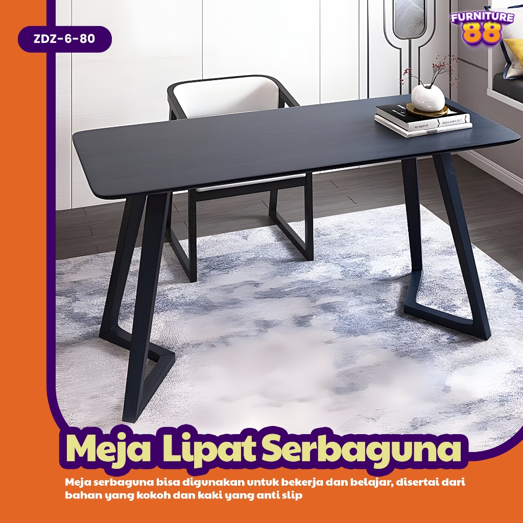Jual Furniture88 Meja Kantor Minimalis Simple Serbaguna Model ...