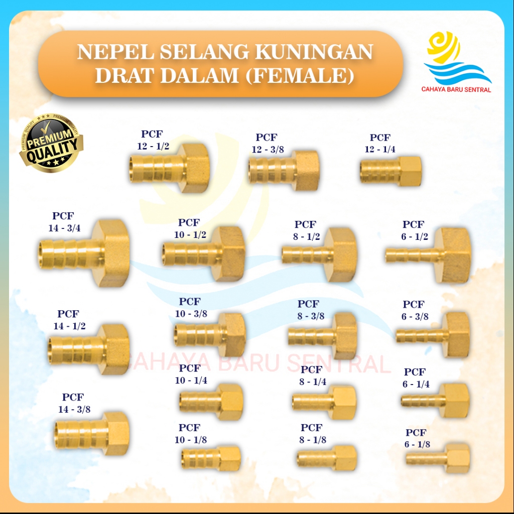 Jual Nepel Kran Kompresor Drat Dalam 1/4 inch Nepel Selang Spray Gun ...