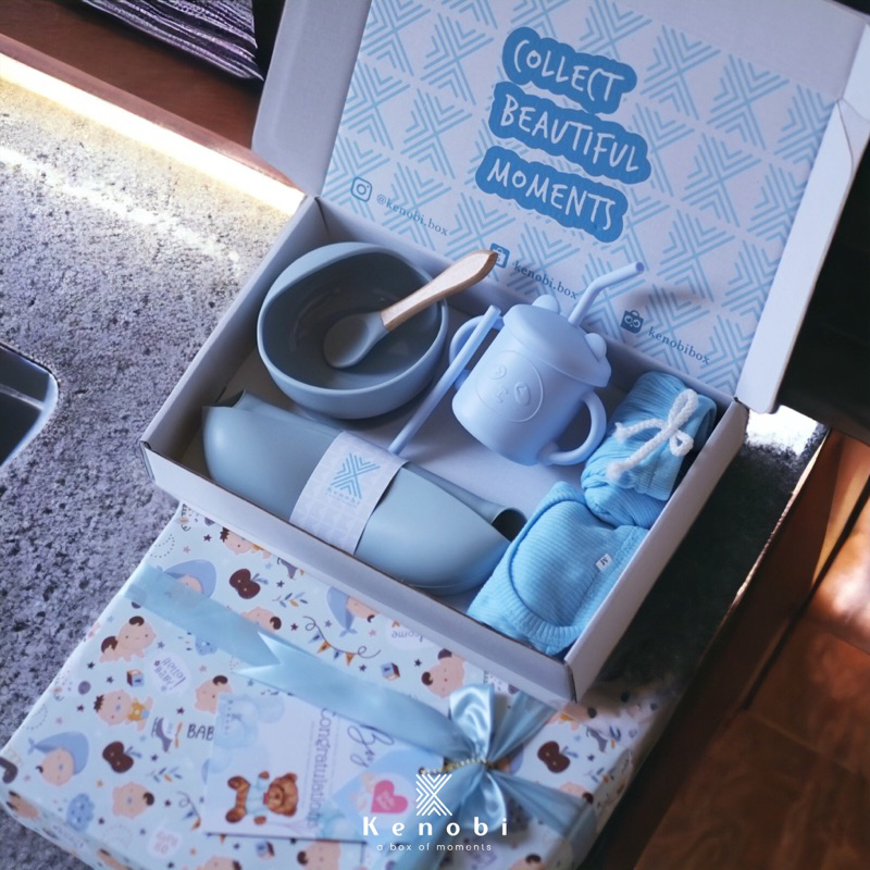 Jual Alat Makan Mpasi Bayi / Hampers Bayi Feeding Set Silicone Baby ...
