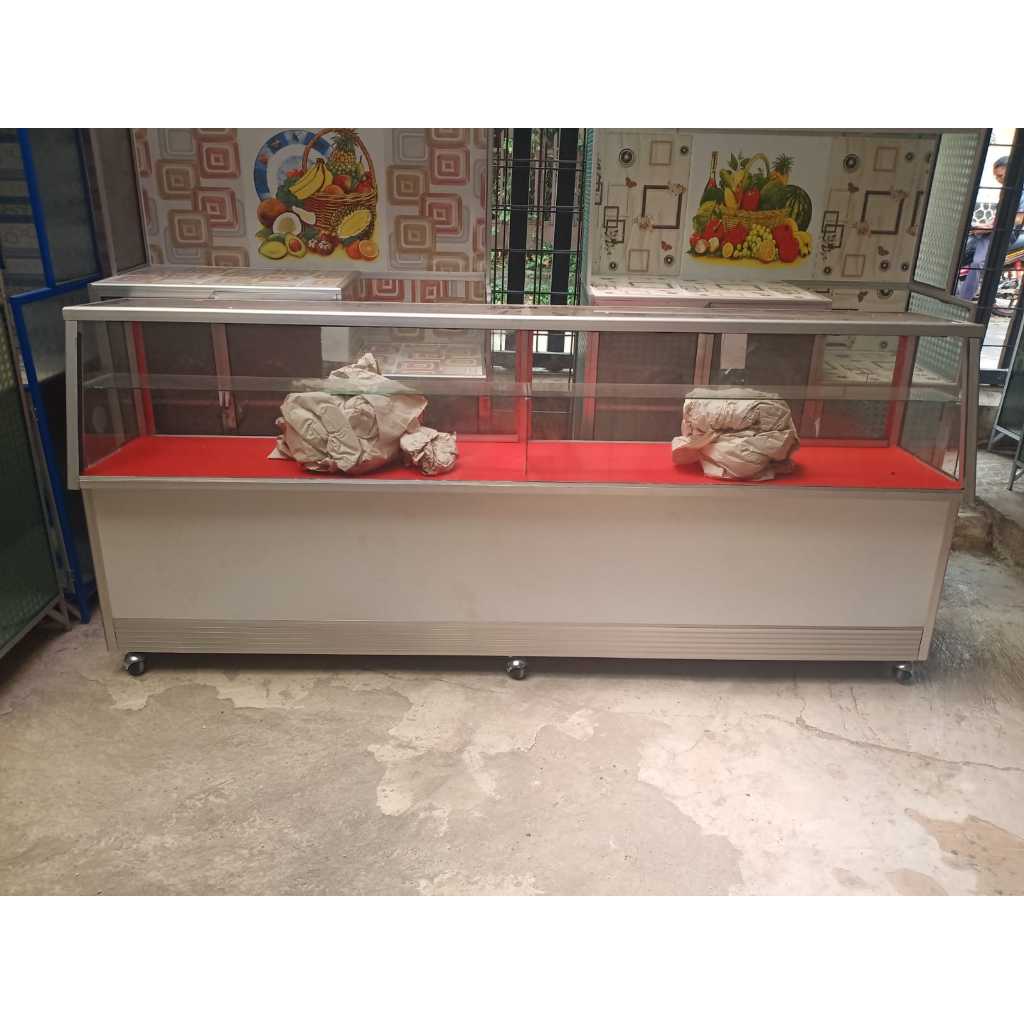 Jual Rak Etalase Konter HP / Counter HP Kaca Ukuran 2 Meter (BOGOR ...