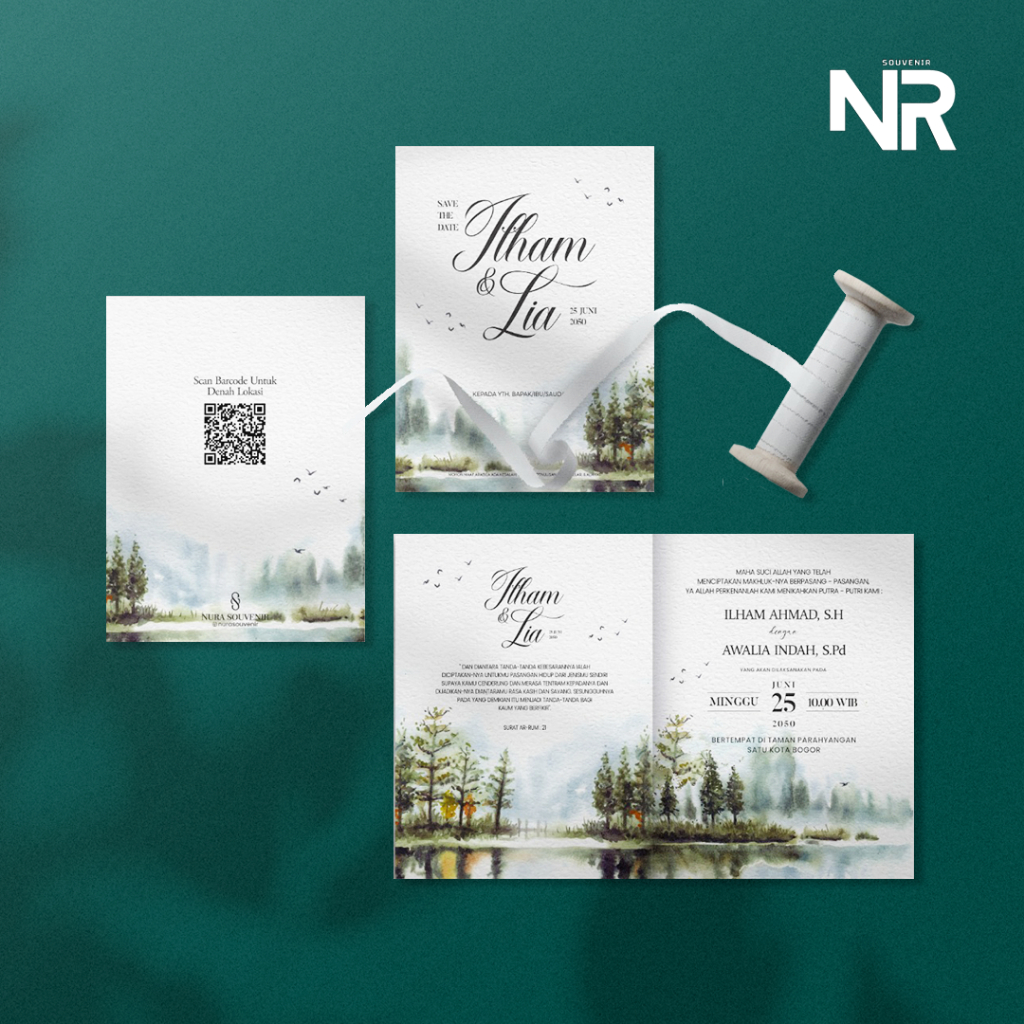 Jual Undangan Pernikahan NRC001 - Undangan Premium - Undangan Mewah ...