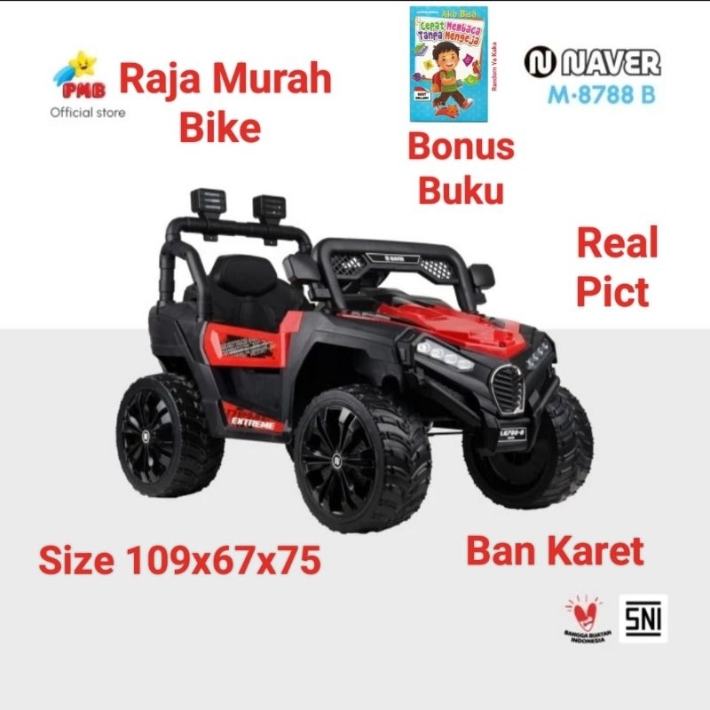 Jual Mobilan Aki Utx M-8788B Ban Karet Eva Mobil Aki Utx PMB 8788 Mobil ...