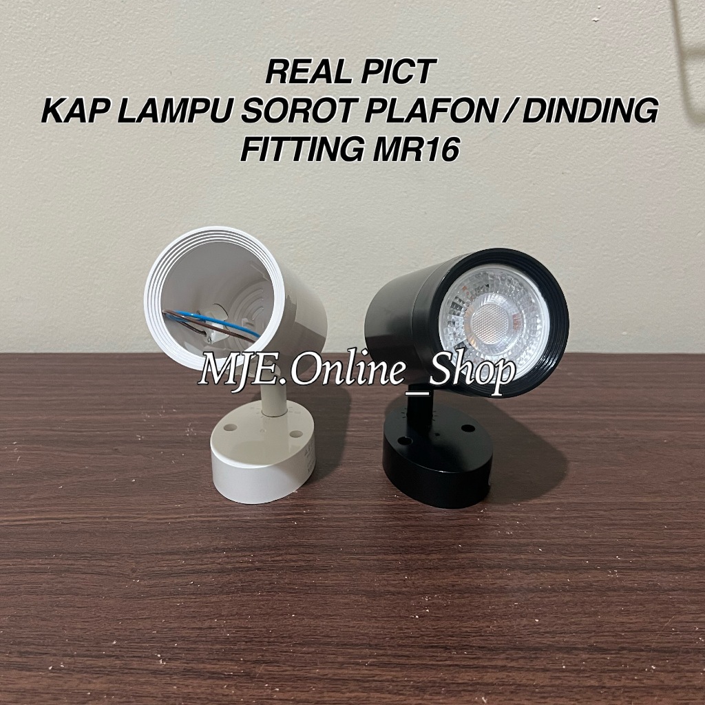 Jual KAP LAMPU SOROT CEILING FITTING MR16 KAP SPOT LIGHT FITTING MR16 ...
