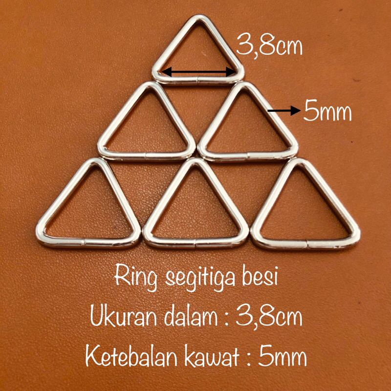 Jual ring segitiga besi 3,8cm / ring segitiga tebal 3,8cm / ST 5 - 38 ...