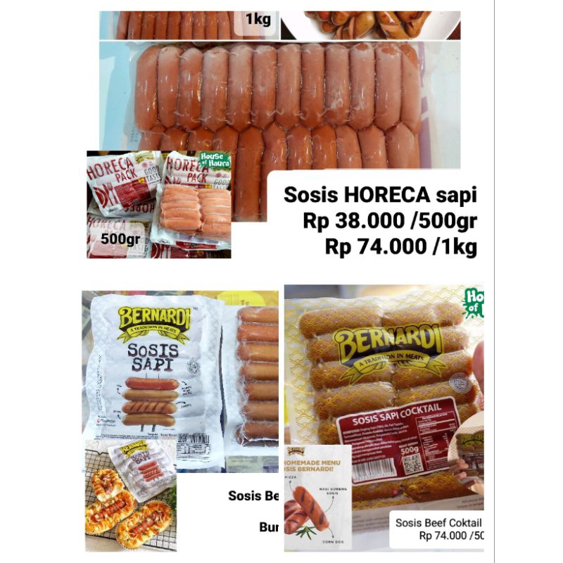 Jual sosis bernardi sosis breakfast bernardi sosis horeca bernardi beef ...