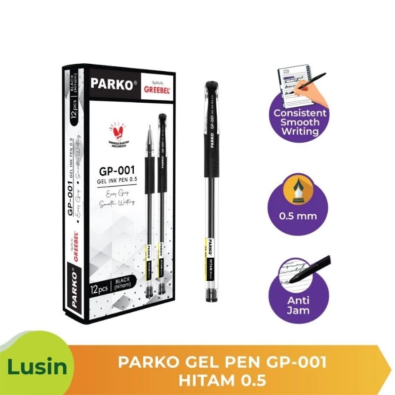 Jual PARKO Pulpen / Bolpoint / Ballpoint / Ballpen / Bulpen Gel ( PARKO GEL PEN 001 ) | Shopee ...