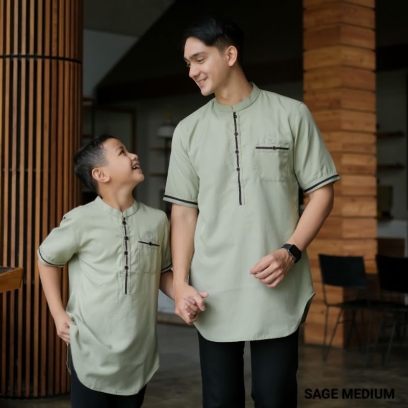 Jual Kurta Pakistan Couple Ayah Dan Anak Lengan Pendek Toyobo Premium ...