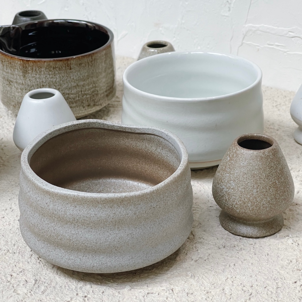 Jual Homelab Matcha Bowl + Chasen Holder Ceramic Premium - Mangkuk ...