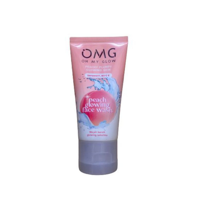 Jual OMG - Peach Glowing Face Wash 50 g | Shopee Indonesia