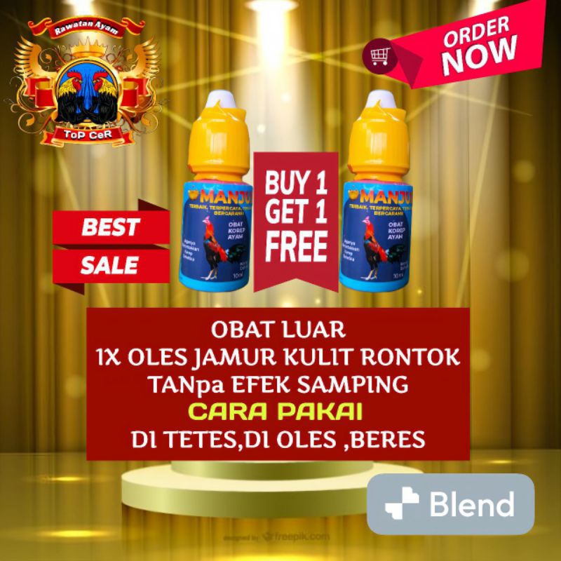 Jual Obat Korep Ayam MANJUR Obat Kurap Ayam Obat Jamur Kulit Ayam ...