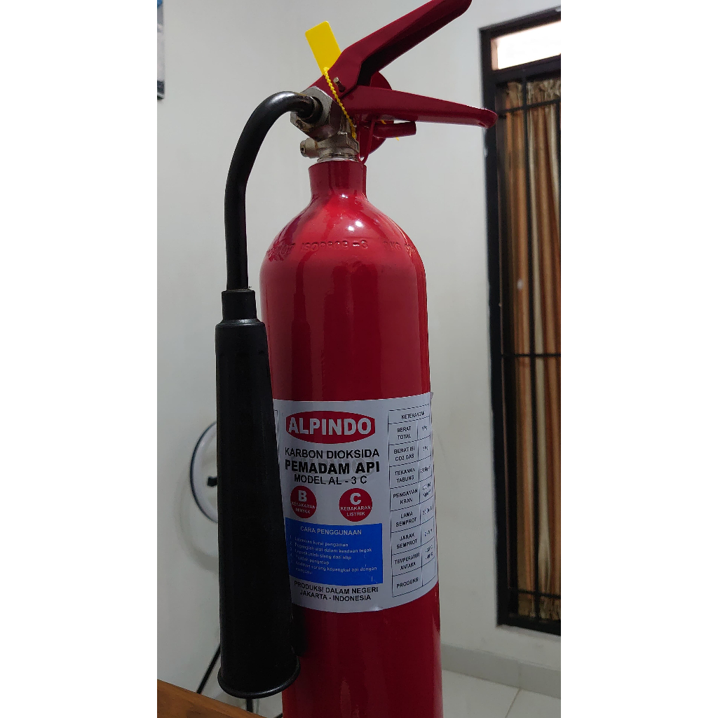 Jual Apar Alpindo Carbon Dioxida (CO2) 3 Kg alat pemadam api kebakaran ...