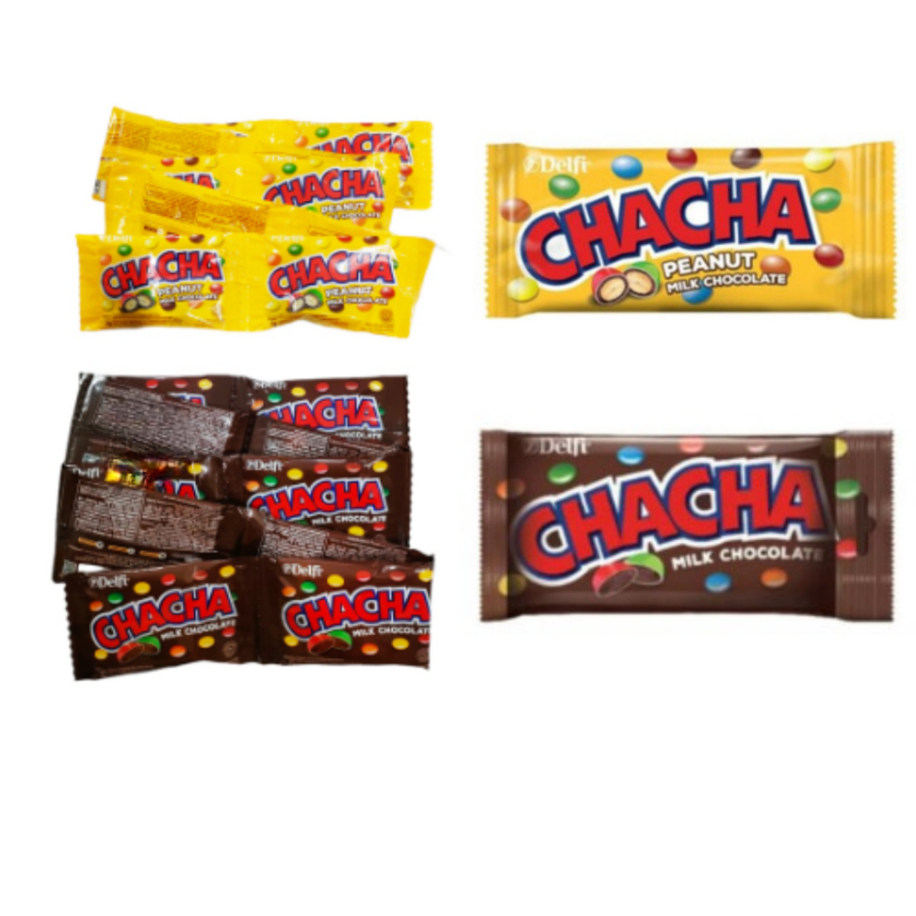 Jual CHA CHA MILK CHOC 35 GRAM 1 BOX ISI 15 | CHACHA COKLAT KACANG ...
