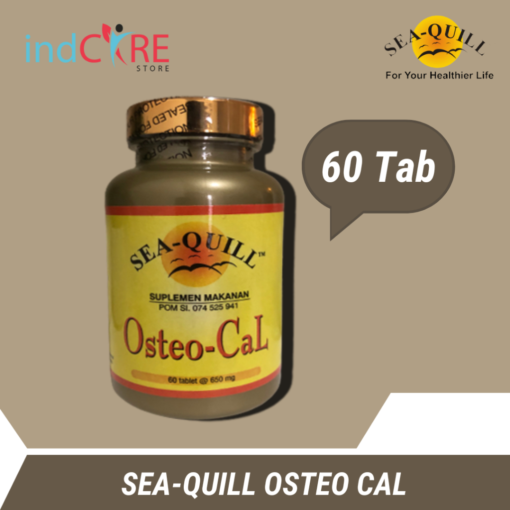 Jual SeaQuill Osteo Cal Isi 60 Tablet / Sea Quill Osteo Cal / Vitamin ...