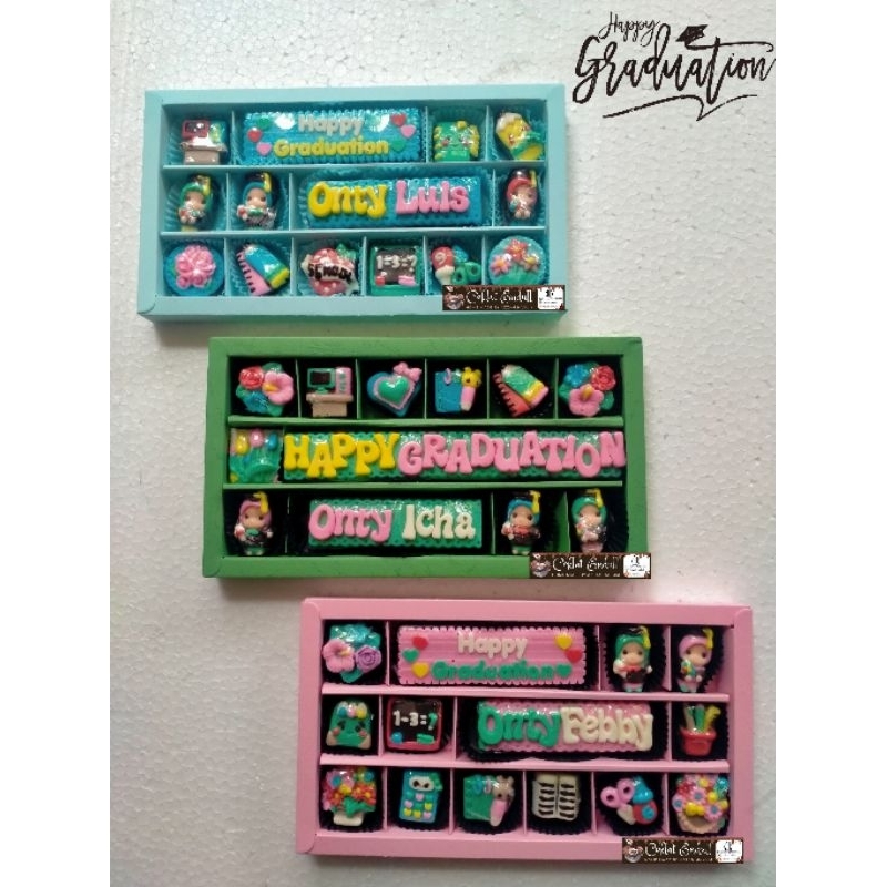 Jual hampers kado coklat ucapan wisuda / graduation / kado kelulusan ...