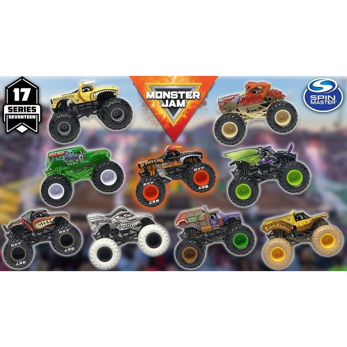 Jual Spin Master Monster Jam double showdown Duo double Trucks skala 1: ...