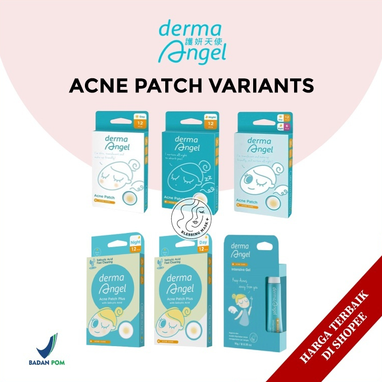 Jual DERMA ANGEL Acne Patch Sticker Jerawat | Day | Night | Mix ...