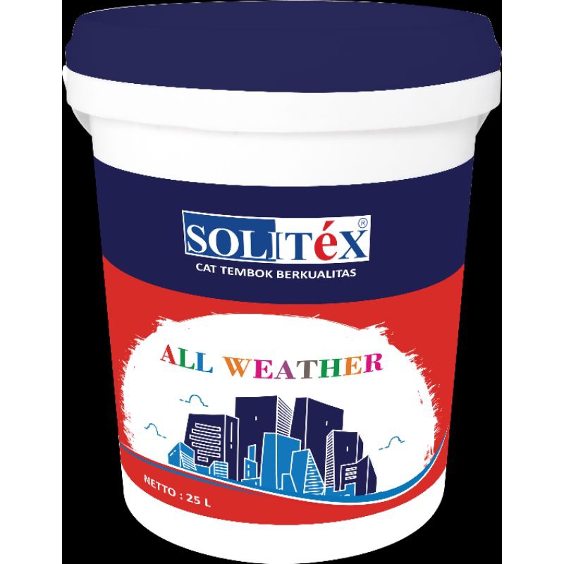 Jual Cat Tembok Solitex All Weather 20 liter | Shopee Indonesia