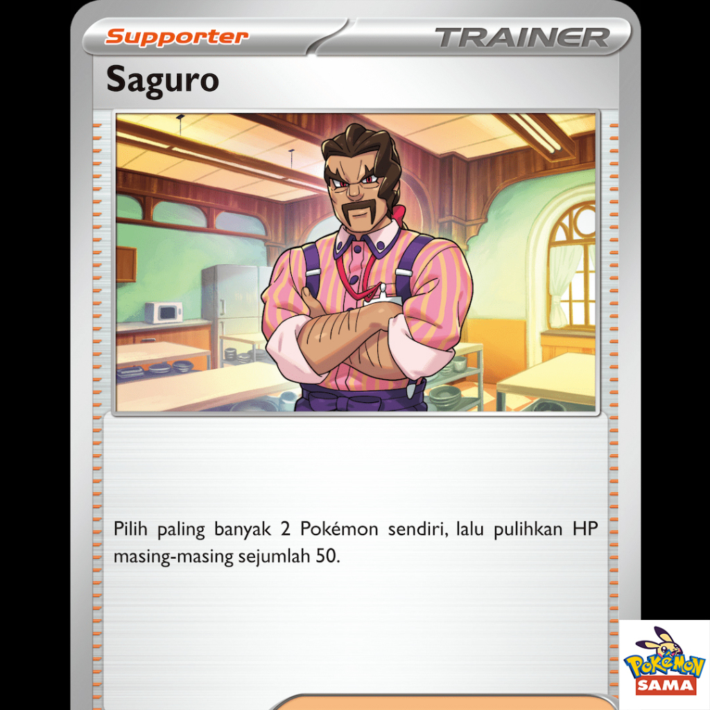 Jual SAGURO KARTU POKEMON TRAINER SUPPORTER 068/071 U RAICHU PIKACHU | Shopee Indonesia
