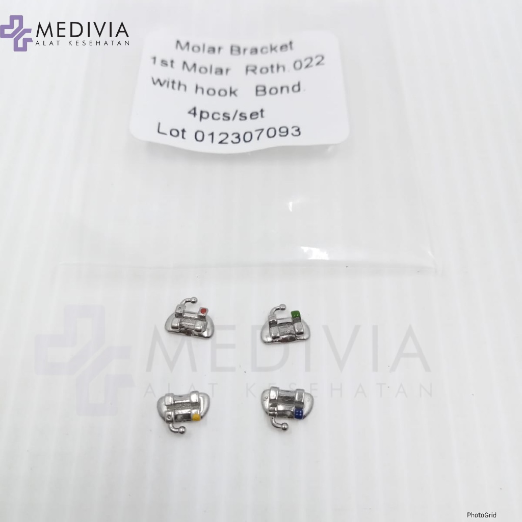 Jual ORTHODONTIC MOLAR BRACKET ROTH MBT / BRACKET MOLAR HEADWAY / BEHEL ...