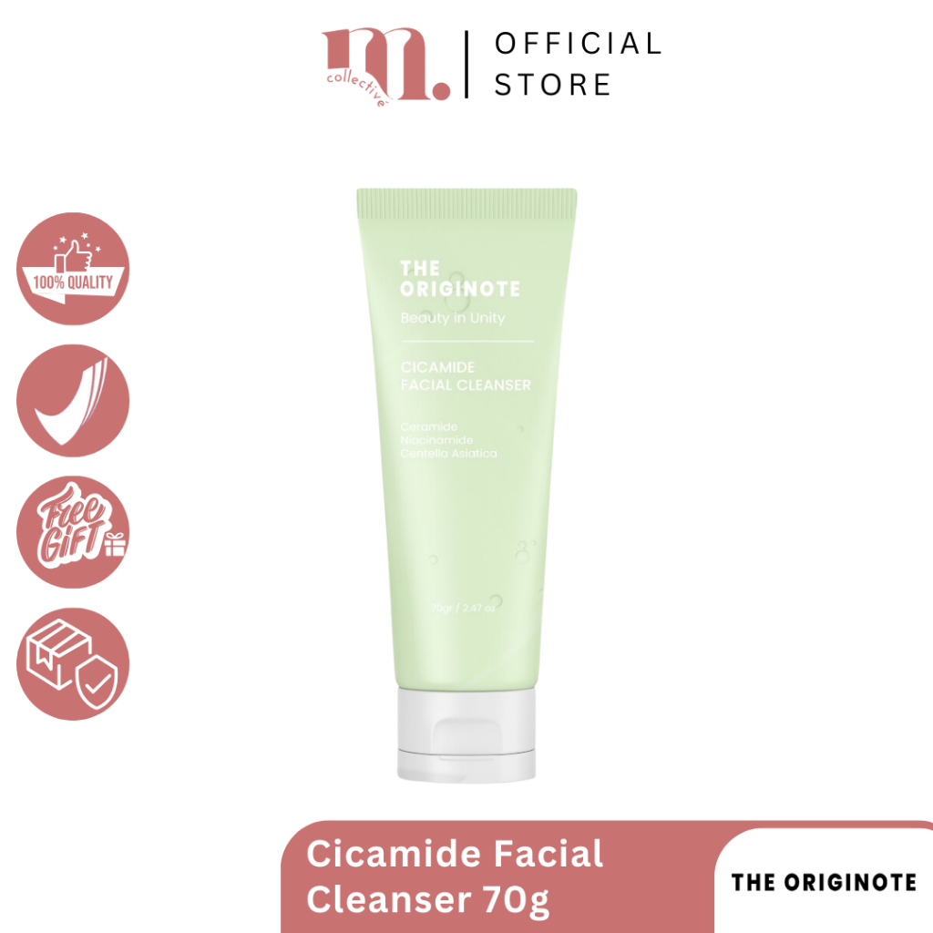 Jual THE ORIGINOTE Cicamide Facial Cleanser 70g | Shopee Indonesia