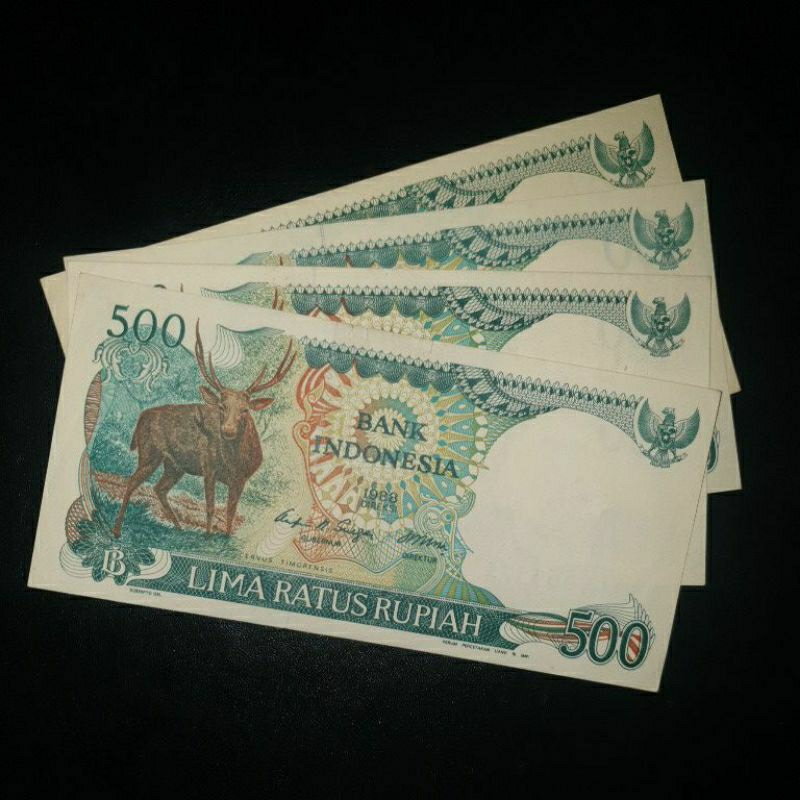 Jual Uang Kuno 500 Rupiah Bergambar Rusa Tahun 1988 Aunc-UNC | Shopee ...