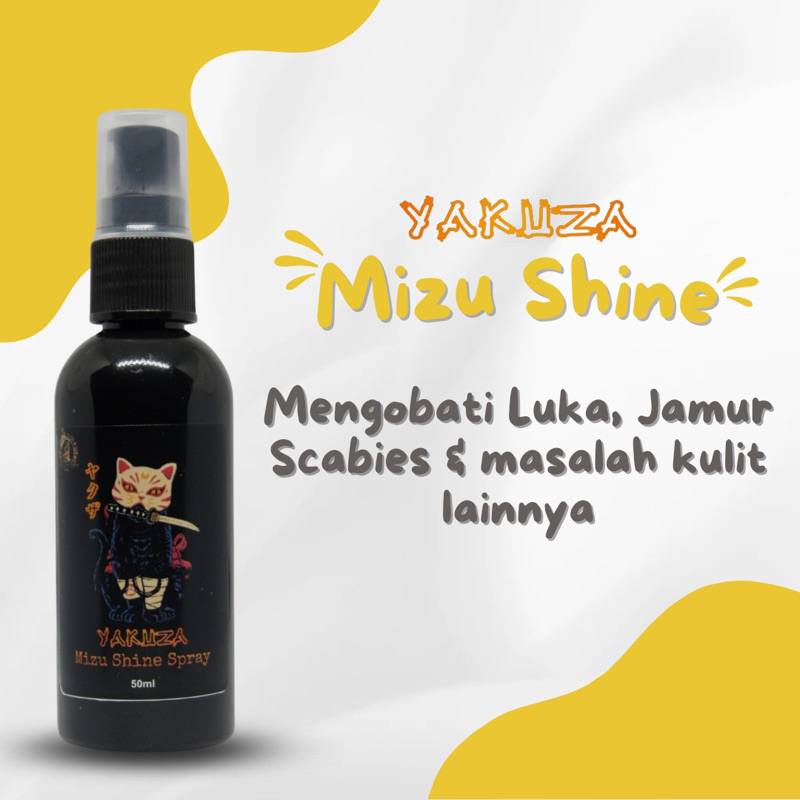 Jual Spray Jamur Yakuza Mizu shine | Mengobati luka, jamur, scabies ...