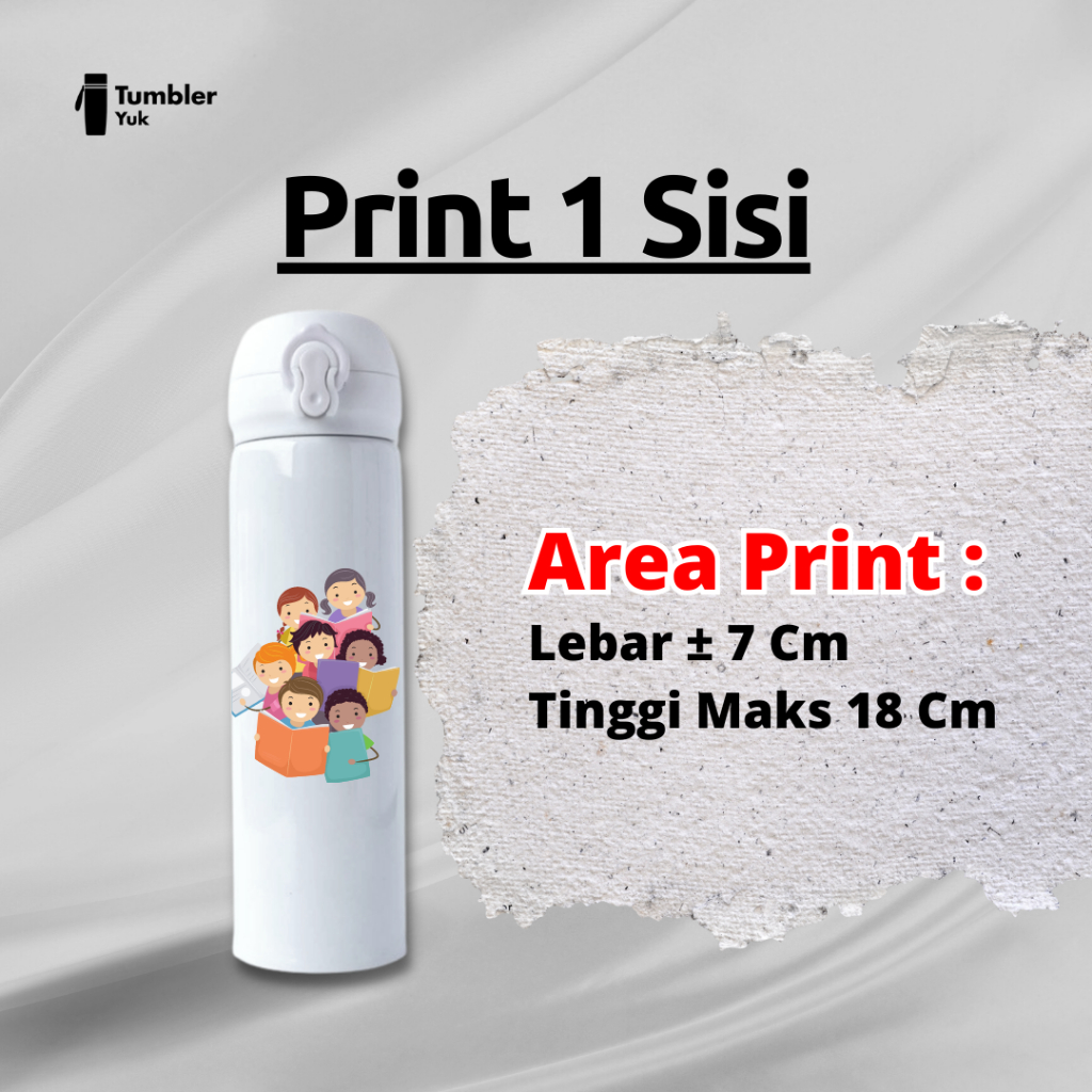 Jual Tumbler Stainless Botol Minum Custom Niagara Print UV Berwarna ...