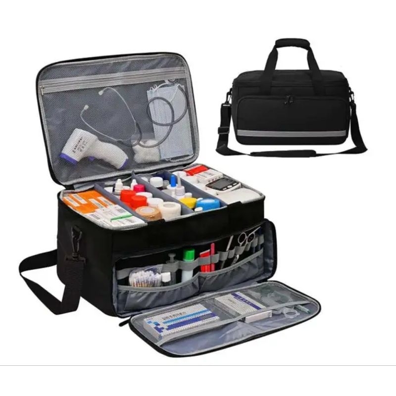 Jual tas p3k medis kesehatan dokter PMI emergency kit kotak alat bidan ...