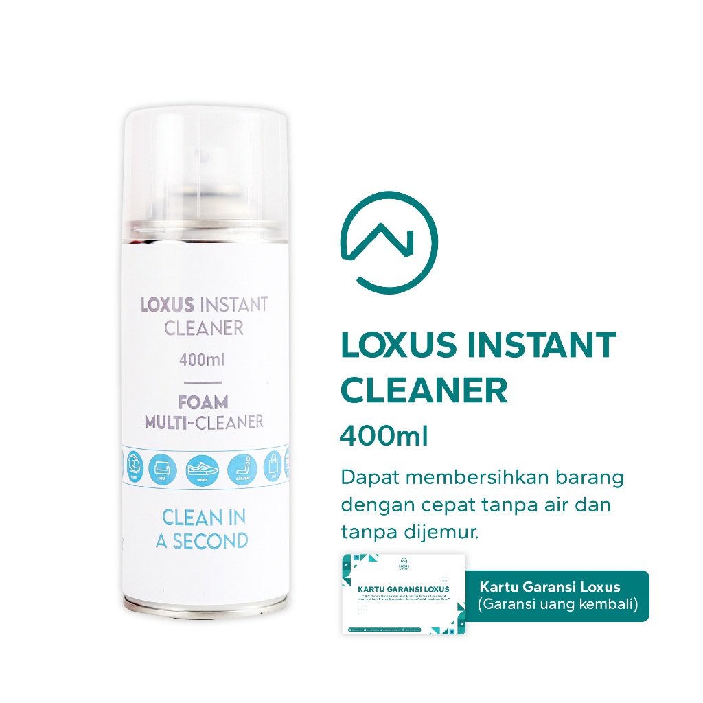 Jual Loxus Instant Cleaner Pembersih Tas Sepatu Dinding Dan Interior ...