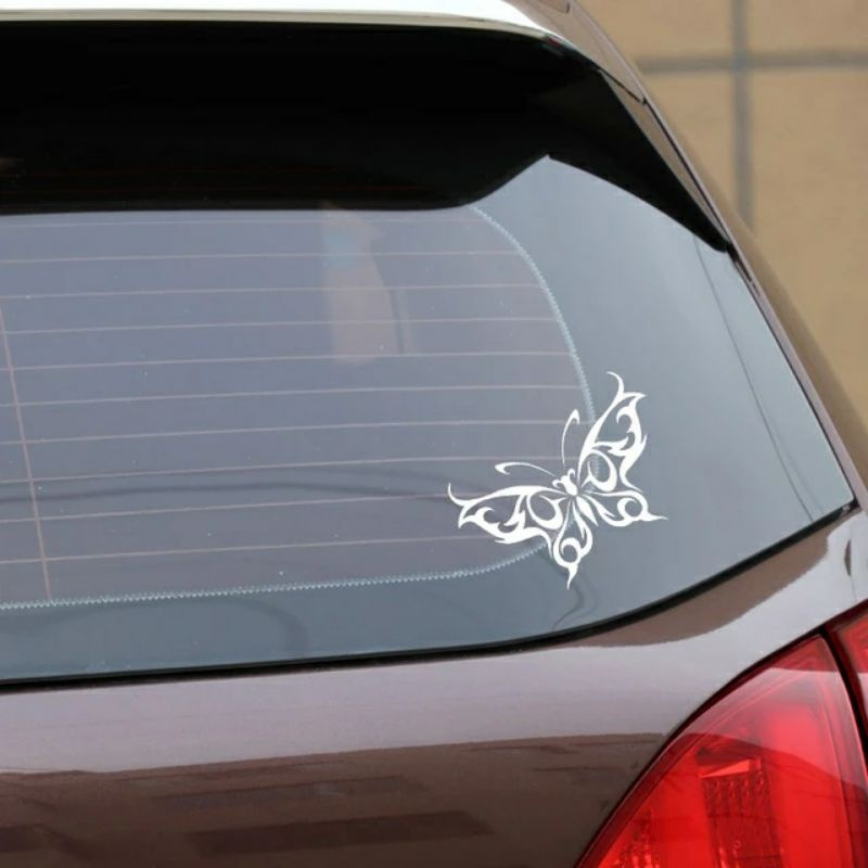 Jual Sticker Mobil Cutting Sticker Kaca Body Mobil Stiker Kupu Kupu ...