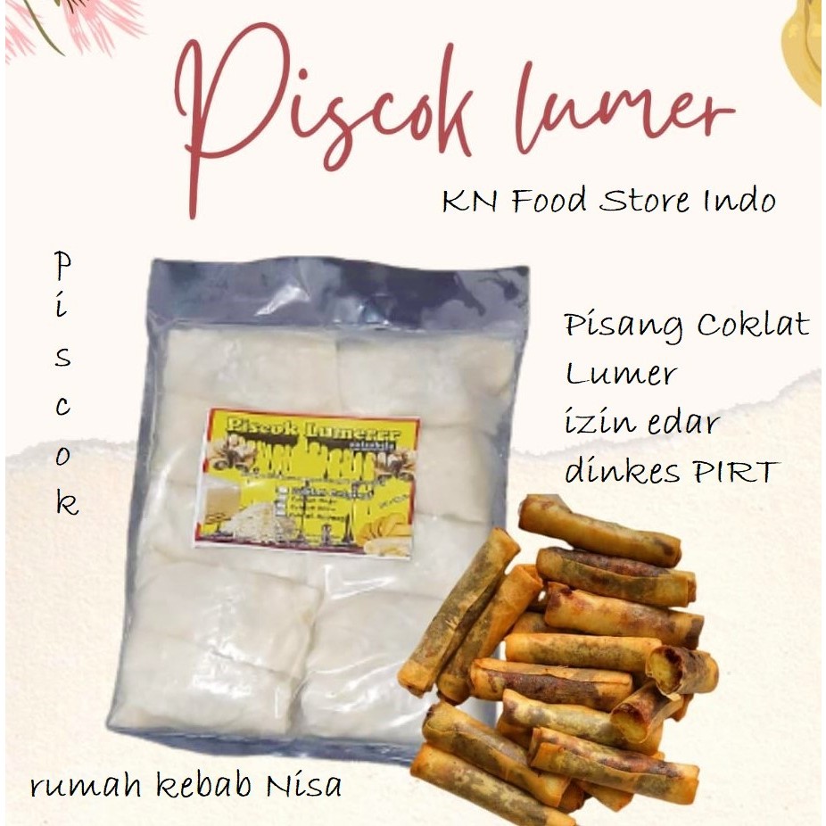 Jual Piscok Lumer Meler Isi 10pcs/ DI JAMIN FULLL COKLATNYA ...