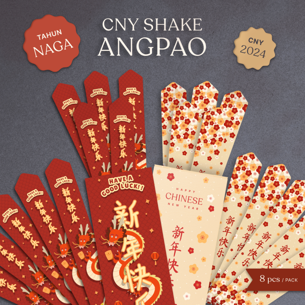 Jual Angpao Shake Chinese New Year 2024 Year of Dragon | Amplop Kocok ...