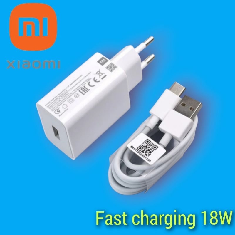 Jual Charger Xiaomi Redmi 10 8A 8A Pro POCO M3 M3 Pro Fast charging 18W ...